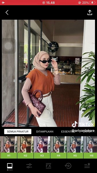 Tutorial Edit Foto dengan Dark Filter di VSCO