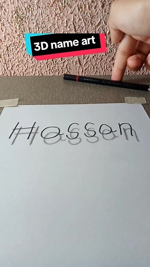 Creative 3D Name Art Drawings Tutorial