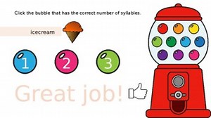 Gumball Syllable Practice POWERPOINT
