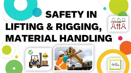 Safety Precautions When Using Lifting Equipment | Lifting Rigging Safety | Material Handling | HSE Insider - 360