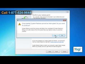 Perform a System Restore to Fix Windows 7 issues