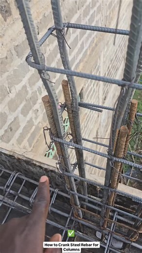 FOS Engineering Solutions on Instagram: "The Correct Way to Crank Steel Rebar for Columns on Site Captured in the footage is an active site in Juja🇰🇪 code named Project Arachnid We are a leading Engineering and Project Management Firm. We bring together an exemplary team of construction professionals with vast experience in the built environment to deliver any design and build project brief. We partner with quantity surveyors, engineers, architects, project managers and contractors to guarante