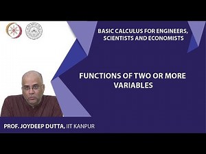 Functions Of Two Or More Variables