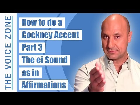 How to do a Cockney Accent - Part 3 - The ei Sound as in "GREAT"