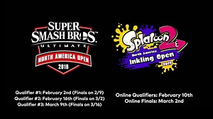 1.1K reactions · 376 shares | Smash—or splat—your way to victory with the Splatoon 2 North America Inkling Open 2019 and the Super Smash Bros. Ultimate North America Open 2019! Join online battles in Super Smash Bros. Ultimate or Splatoon 2 for a shot at the Final Event! Jump into the action for yourself beginning 2/2! | Nintendo of America | Facebook