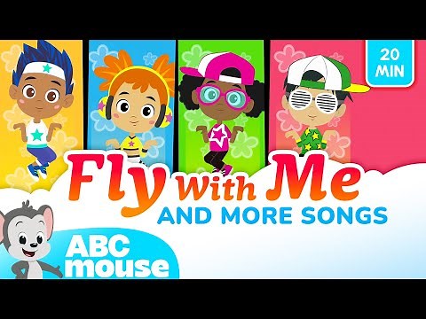 Fly With Me! 🐦 🐝 🐧 & More Songs for Kids | 20 Minute Music Video Compilation | ABCmouse