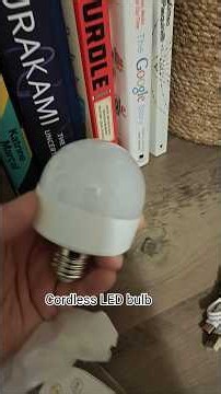 Cordless LED RGB light bulb #tech #ledlights #lightbulbs #rgb
