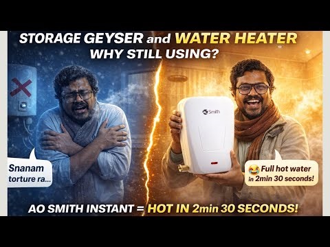 Instant Geyser vs Storage Geyser | Which is Best & Safe in 2026? | Uma Telugu Tech