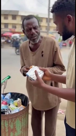 You will cry after watching the moment Homeless man rejects Money and staid i only need Food #shorts