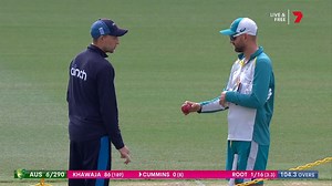1.7M views · 61K reactions | A measure of the spirit the series has been played in, Nathan Lyon sharing some off-spin tips with Joe Root  | 7Cricket | Facebook
