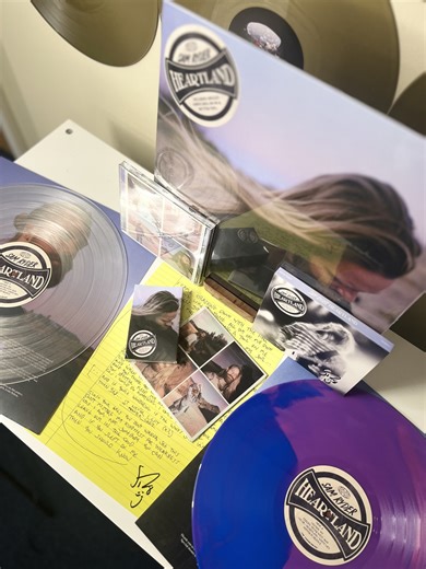 Out today is Sam Ryder's new album Heartland! Heartland takes listeners into the intimate corners of Sam’s soul over the past year, tracing a profound journey of growth, both personally and professionally.  Available on exclusive Pink & Blue Swirl Vinyl (Inc. Signed Lyric Sheet) and many more formats  Order by next Thursday for a chance to win 1 of 2 prizes #newmusicalert #newmusicfriday #samryder #vinylcollection | Townsend Music | Facebook
