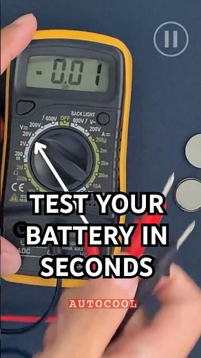How to Test a Coin Cell Battery with a Multimeter ⚡