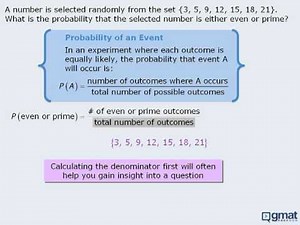 1. GMAT Math Lesson: Introduction to Probability