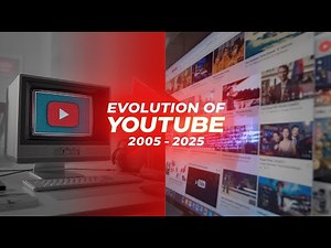Evolution of YouTube 📺 2005–2025 | From Startup to Global Giant