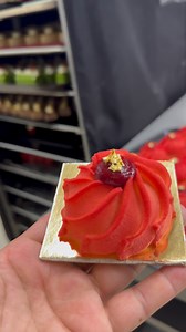 13K views · 78 reactions | Raspberry × Vanilla — the perfect balance of bold and delicate. 懶 Silky vanilla cream meets bright raspberry acidity, finished with clean modern lines and refined textures. A dessert where flavor, design, and technique come together in every bite. Save this for inspiration ✨ Follow for more modern pastry tips & creations ‍ #ModernPastry #RaspberryVanilla #PlatedDessert #PastryChef #DessertArt | Shakir Khan | Facebook