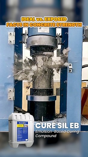 CURE SIL EB and WB are all-weather curing compounds and concrete strength optimizers, which ensure that the concrete achieves a proper curing process and its designed strength. These curing compounds are liquid coatings that are applied to the surface of freshly poured concrete to help retain moisture in the concrete. They can be easily applied to the surface of the concrete and left to assist in the concrete curing process without the need for constant monitoring or maintenance. These curing co