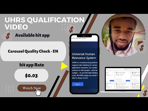 Carousel Quality Check - EN qualification and training for hitapp on UHRS marketplace