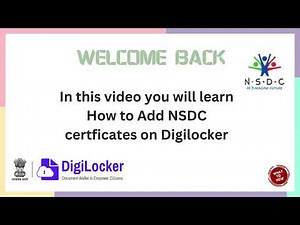Must-Watch! How to Secure Your NSDC Certificates in DigiLocker| Vemosa Certificates Adding to Digil.