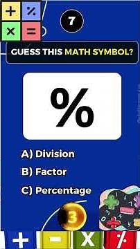 ✨ Guess the Math Symbols Quiz! ✨🧮