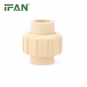 [Hot Item] Ifan Factory Supply Pipe Fittings CPVC 1/2-2 Inch CPVC Pipe Fittings Good Performance DIN 8079 Union CPVC Fitting