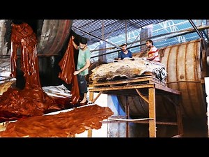 Huge Process of Leather Manufacturing