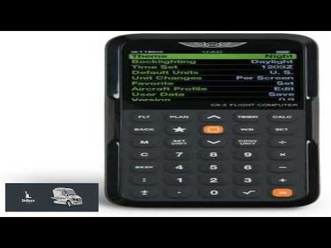 ASA CX 3 Flight Computer Advanced Electronic E6B for Accurate Flight Planning