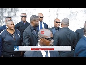 Exclusivité: arrivée de Koffi OLOMIDE le vieux ebola à la morgue pour voir le corps de Babia NDONGA