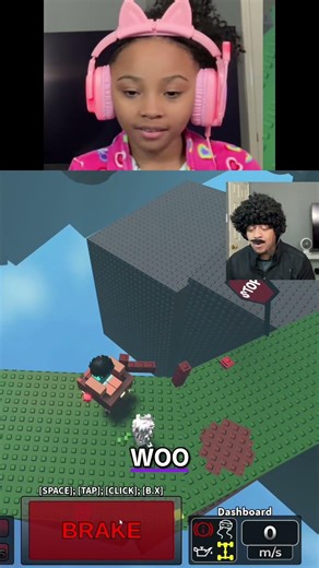 ** Iresha & Dad ** Roblox Driving Fails: Near Misses and Getting Stuck! #shorts