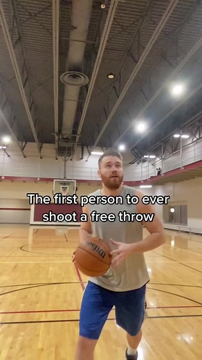 272K views · 10K reactions | The first person to ever shoot a free throw probably #basketball #firstpersonever | Mrbeardeddragon | Facebook