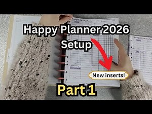 Happy Planner 2026 Setup | Frankenplanner Build + New Inserts! (Part 1)
