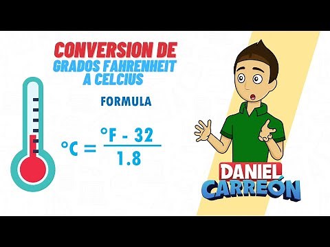 CONVERSIÓN DE GRADOS FAHRENHEIT A CELCIUS Super facil - para principiantes