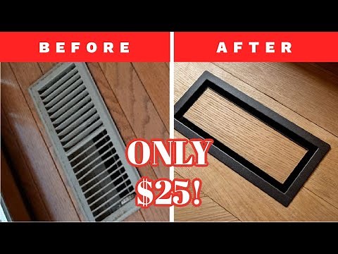 EASY DIY FLOOR REGISTER UPGRADE