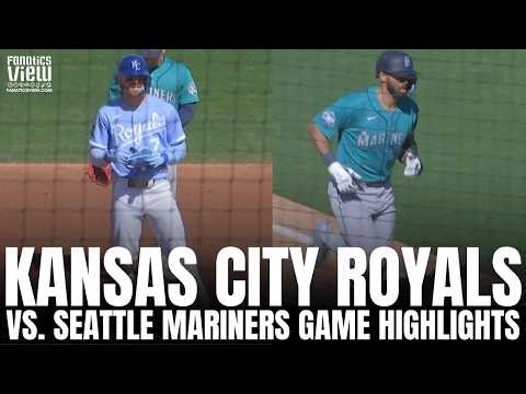 Kansas City Royals vs. Seattle Mariners 2026 Spring Training Game Highlights | 2.25.26