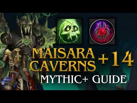 SAN'LAYN UNHOLY DK Mythic + Guide and Walkthrough / +14 Maisara Caverns / Tips & Tricks