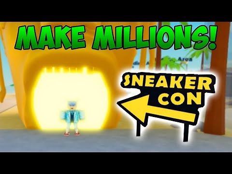 Full Guide To Make MILLIONS At Sneaker Con In Sneaker Resell Simulator (Roblox)