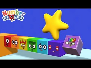Counting Numberblocks on Rolling Star | Learn Numbers 1 to 100 for Kids