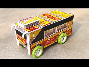 how to make incredible matchbox bus at home | matchbox bus without rc control