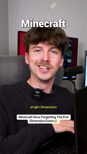 Minecraft Devs Forgetting The End Dimension Exists🤣 | minecraft