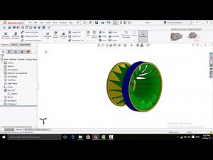 SolidWorks Tutorial: Francis Turbine Runner by Using Boundary Boss/Bass Command