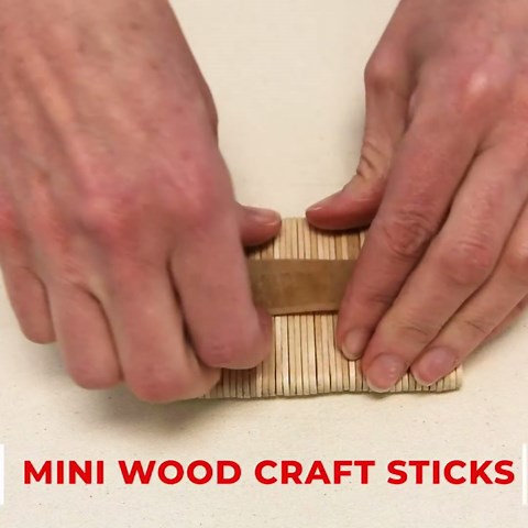 1000 Sticks, Mini Size Natural Wood Craft Popsicle Sticks 2.5 Inch for Kids Crafts, STEAM Supply by CraftySticks