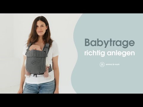 Babytrage richtig anlegen – Schritt für Schritt Anleitung