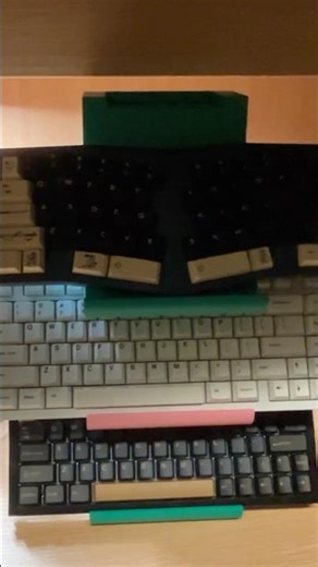 I Made a Modular Stackable Keyboard Stand #3dprinting #keyboard #display