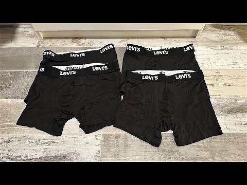 Levi's Mens Underwear Microfiber Boxer Brief for Men - Ultra Soft 4 Pack