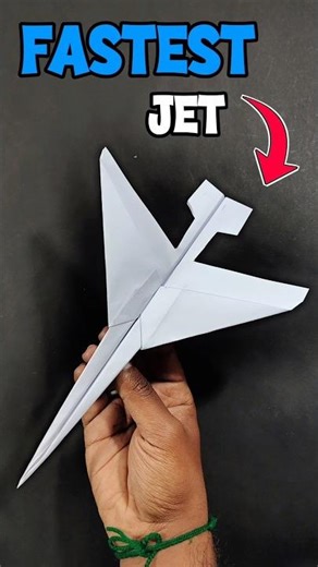 Fastest Jet Paper Plane ⚡✈️ | Extreme Speed Test#FastestJet#PaperJet#Shorts#Reels#Viral