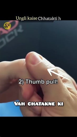 Satisfying sound of finger cracking 🧐 #facts #finger #synovial #fluid #crack