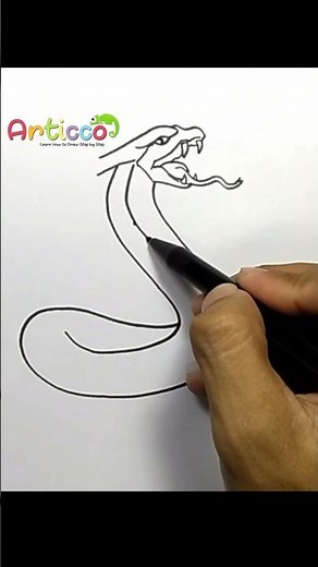How To Draw Cobra #Short