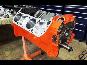 440 Chrysler Mopar Engine Building Part 4 - Painting