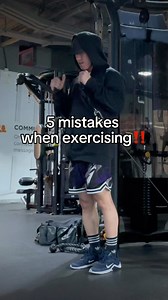 5 mistakes when exercising 👇🏻 1️⃣No proper nutrition You need to eat foods that high in protein and rich in nutrients in order to recover faster. 2️⃣ Poor form and execution Make sure that you know how to do proper form and execution to prevent injuries and to make sure that exercise will actually benefit you. 3️⃣ No taking rest day Rest days are very important to recover and repair our muscle tissues in order to grow faster. 4️⃣ Exercising without proper sleep Poor sleep will lead to poor rec