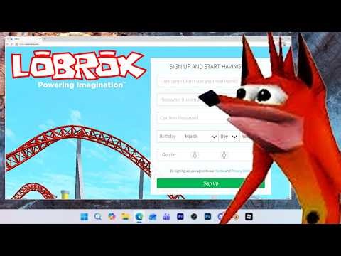 So I found a FAKE roblox (and played their scary games lol)