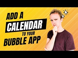 How to Add a Calendar to Your Bubble App in 5 Minutes?